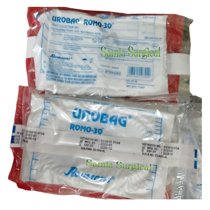 Urine Collection Bag hi qulity by Romo 30 With , 2000ml (2pcs) | Daraz ...