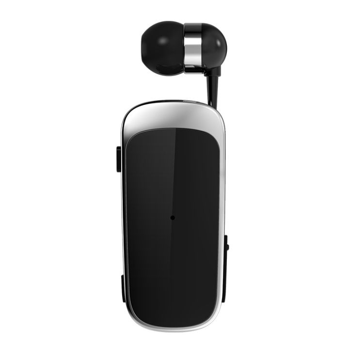 Cross-border collar clip cable Bluetooth headset K52 telescopic ...