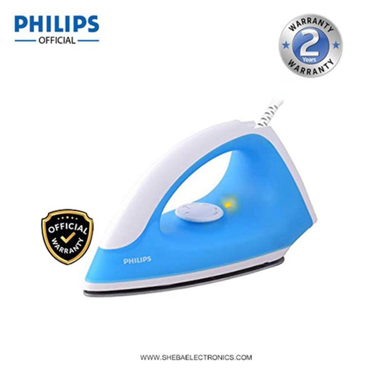 Philips GC090 750 W Dry Iron-Blue | Daraz.com.bd