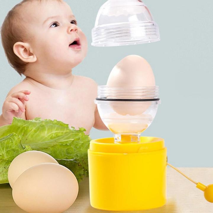 Egg Scrambler Hand Egg Shaker Mixer Food Grade Silicone Yolk Egg White ...