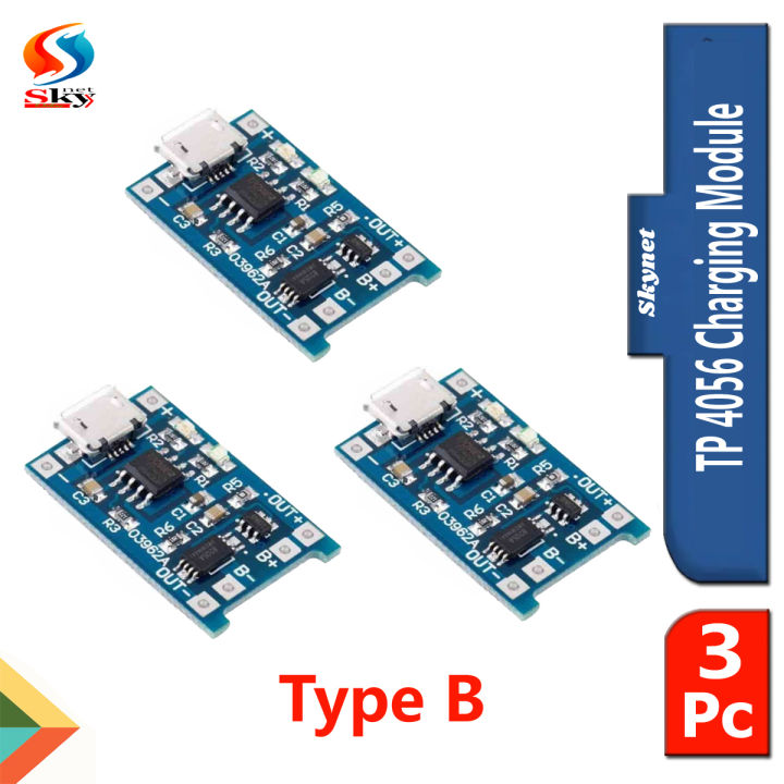 Tp4056 3Pcs Lot 18650 Lithium Battery Charging Board Module Charger ...