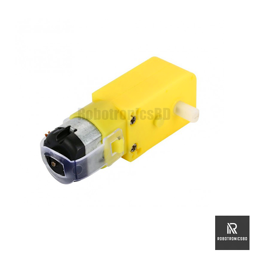 Yellow Plastic DC Gear Motor 6V 130RPM | Daraz.com.bd