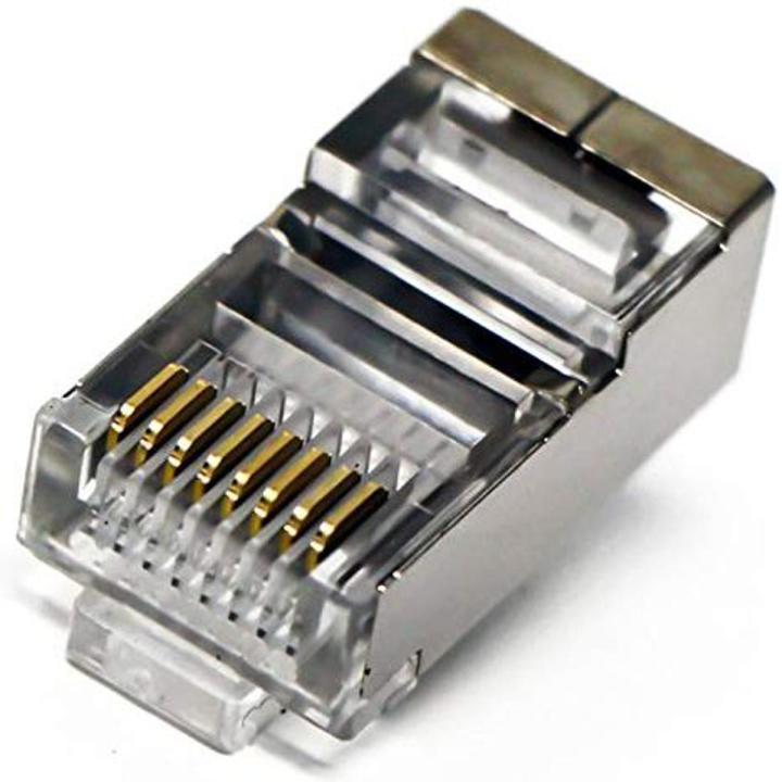 RJ45 Connector (Metal Shielded) 10 Pcs | Daraz.com.bd