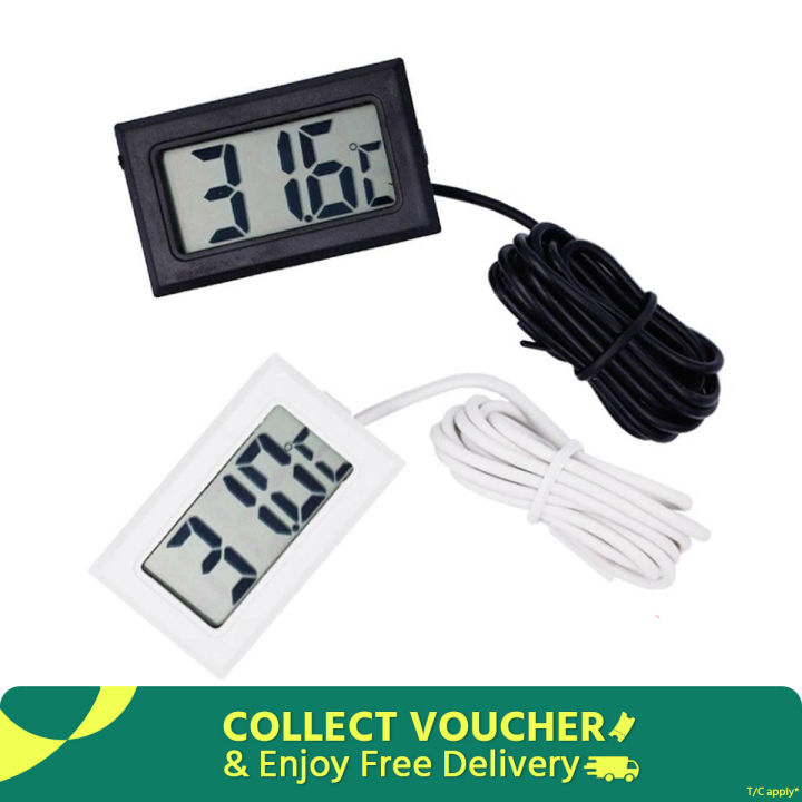 Digital LCD Display Temperature Meter Thermometer Temp Sensor-1pcs ...