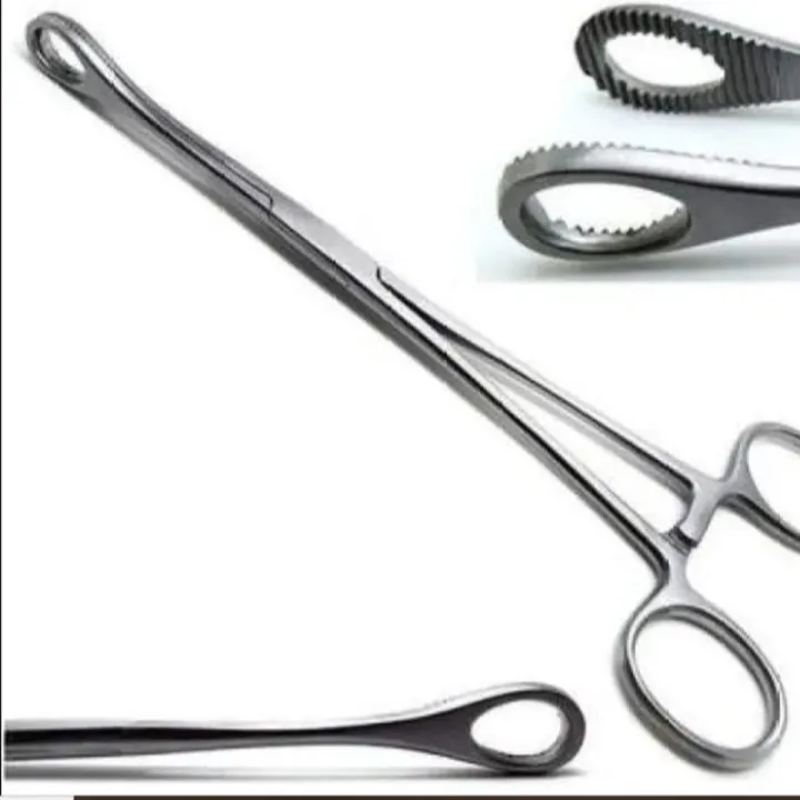 Surgical Instrument Sponge Holding Forceps Straight 8 Inch Medical ...