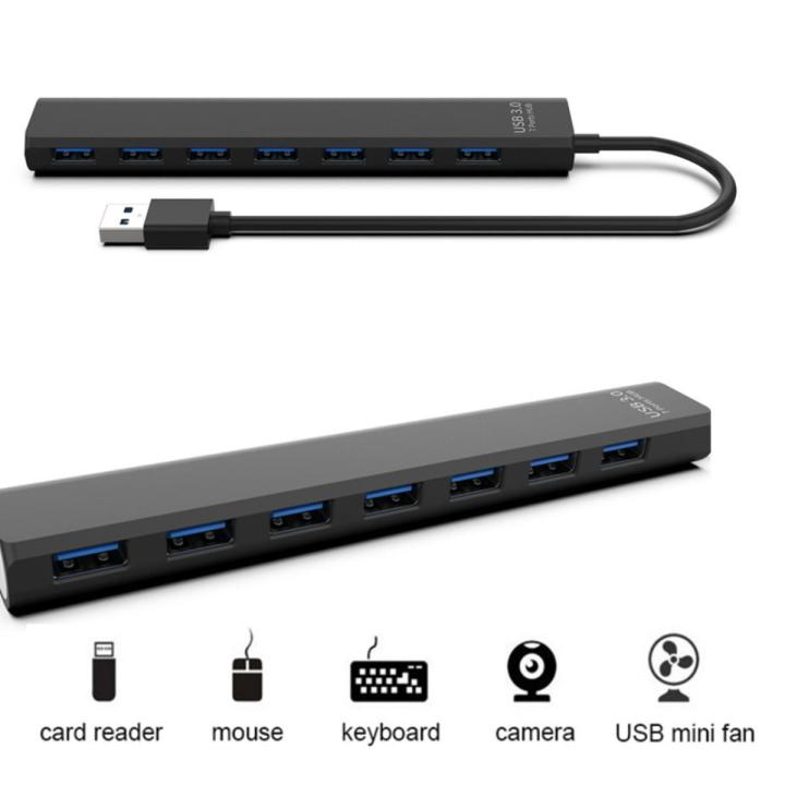 Usb 3.0 Hub Powered 7 Port Usb Extender Aluminum Splitter with ...
