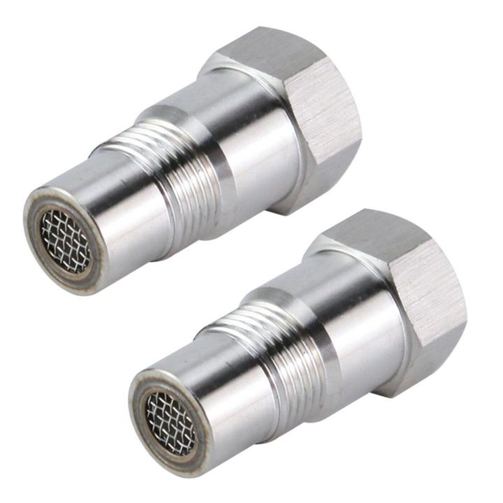 2Pcs Oxygen O2 Sensor Spacer Adapter Bung Catalytic Converter Fix Check ...