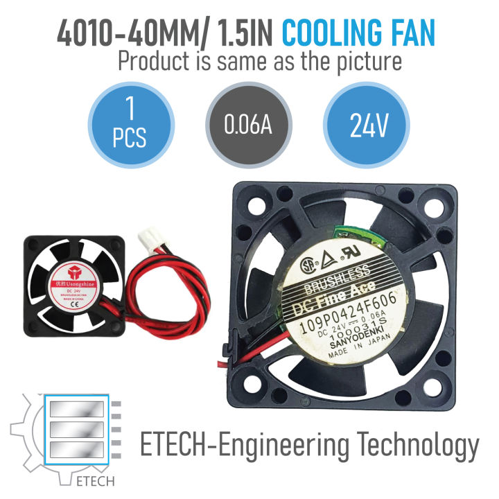 4010 Cooling Fans 24V DC Brushless DC Fans for 3D Printer Fan Heatsink ...