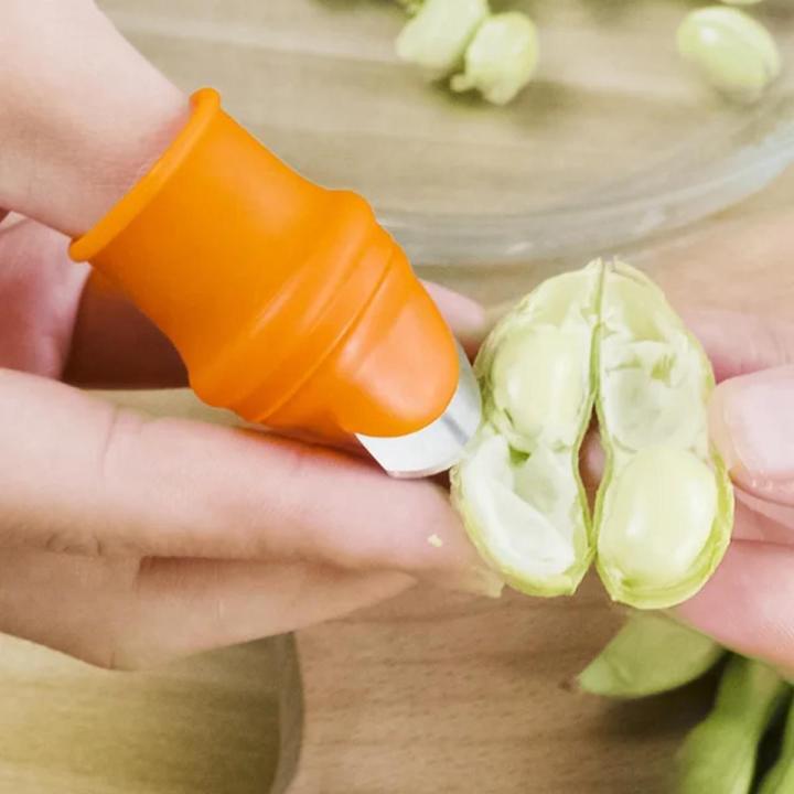 5 in 1 Silicone Vegetable And Fruits Thumb Cutter Finger cutter | Daraz ...