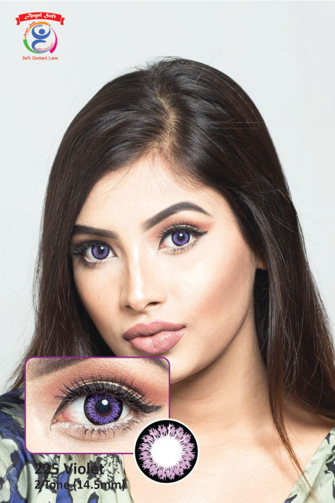 Angel Soft 225 violet Contact Lens Angel Soft Color Contact Lenses ...