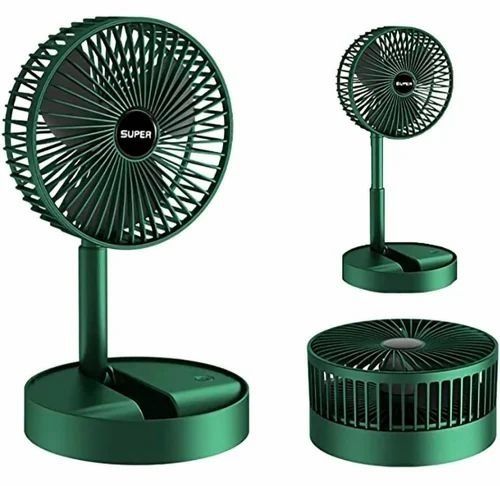 Mini Table Fan Portable Cooling Fan Rechargeable Portable Folding Stand ...