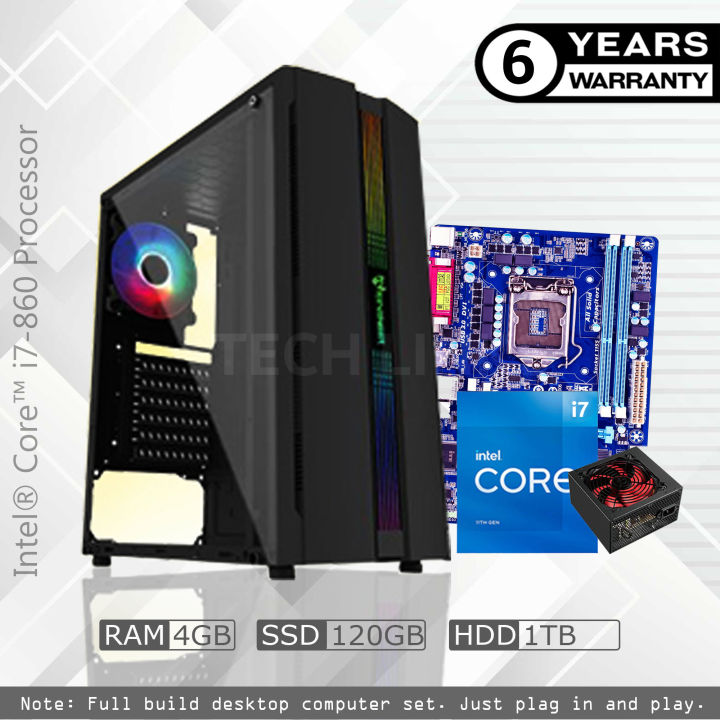 Intel Core i7 Gaming CPU with Mouse Keyboard Free | Daraz.com.bd