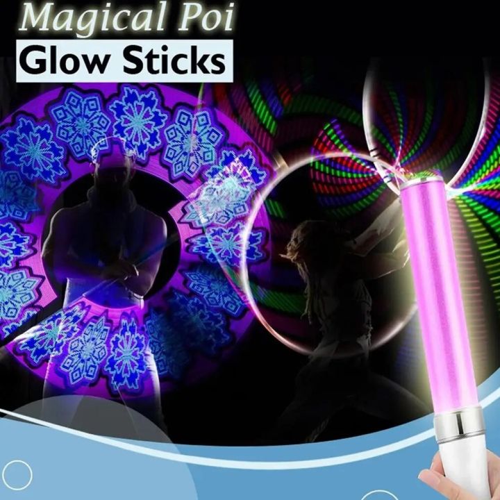 【Serendipity party】Decoration Led Prop Magical Poi Dancing Light ...