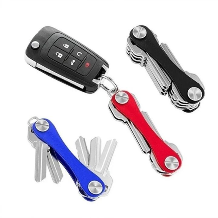 Smart Key Chain Wallet Metal Key Box Compact Clip Storage Outdoor ...
