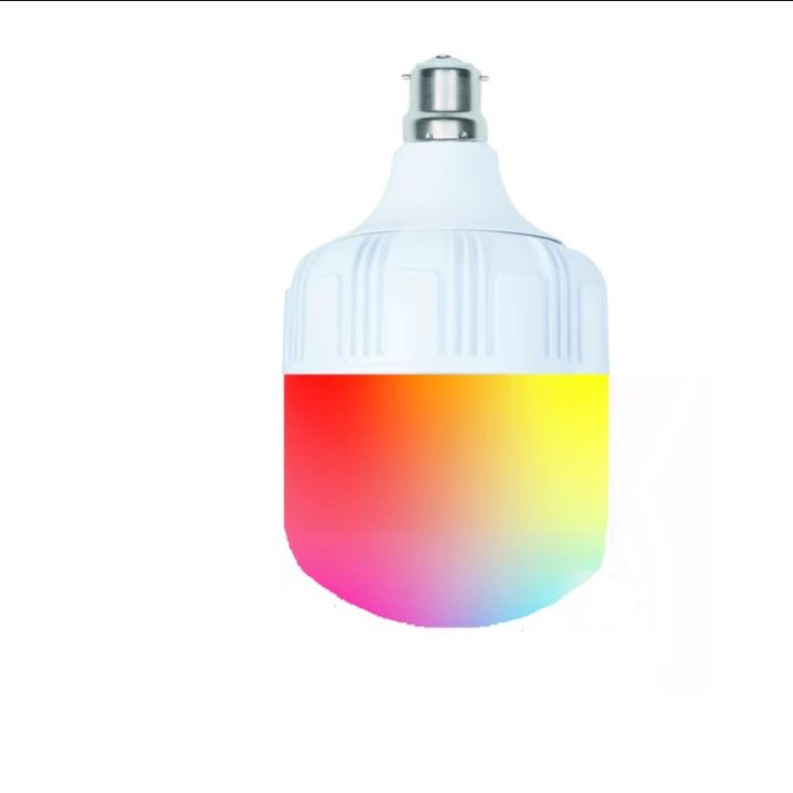 Energy Saving LED Light Auto Color change Base B-22 Multi Color | Daraz ...
