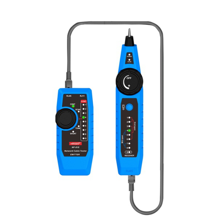 -810 Network Cable Tester Network Tracker RJ11 RJ45 Telephone Wire ...