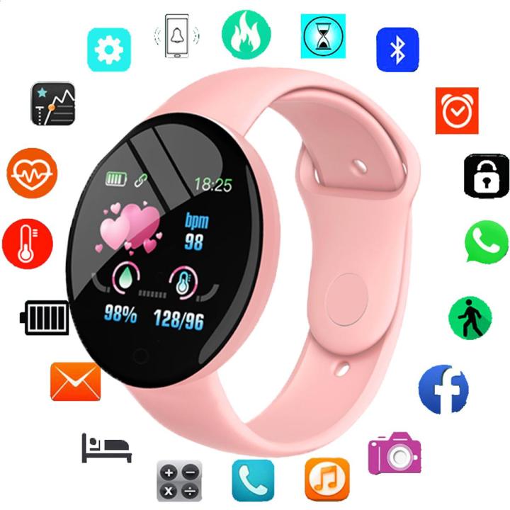 Smart Watch for kids Macaron Color Bluetooth Smartwatch Men Women ...