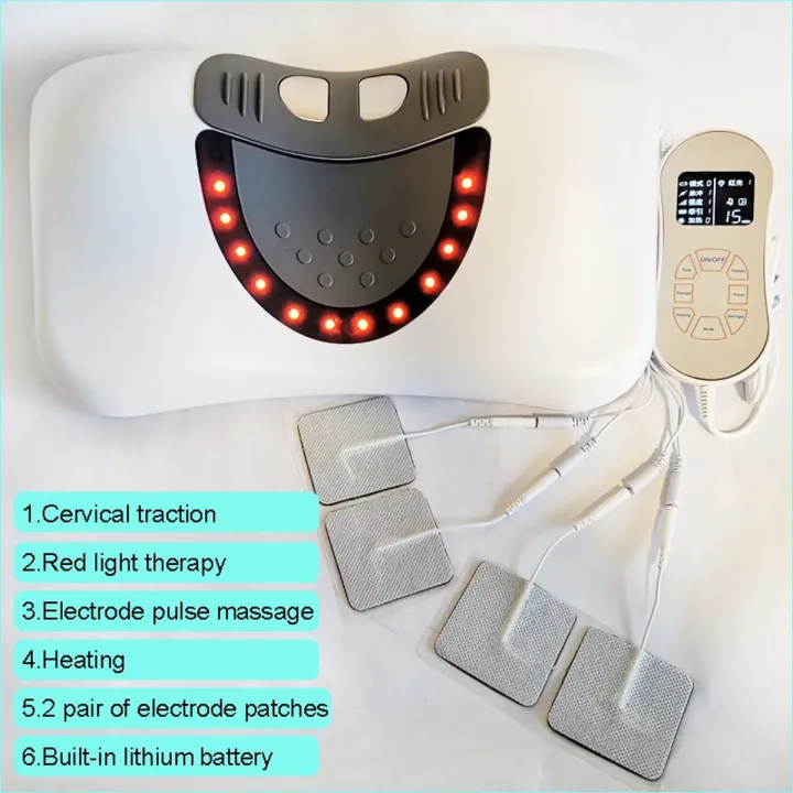 Home Neck Traction Device Low-Frequency Pulse Massager Improves ...