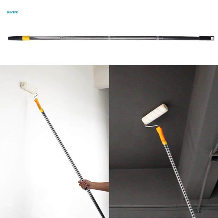 Paint Roller Extension Pole Telescopic Rod for Ceiling Wall Coverings ...