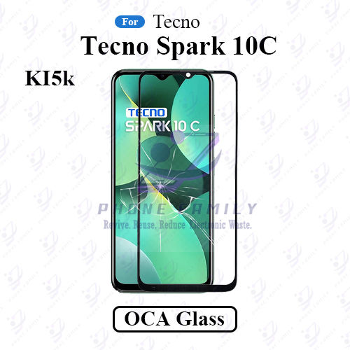 For Tecno Spark 10C KI5k LCD Display Touch Screen Front Glass Lens ...
