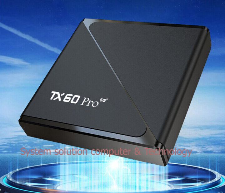 TX60 Pro 5G (14K ULTRA HD 16GB 256GB Android 16 Smart TV Box Voice ...