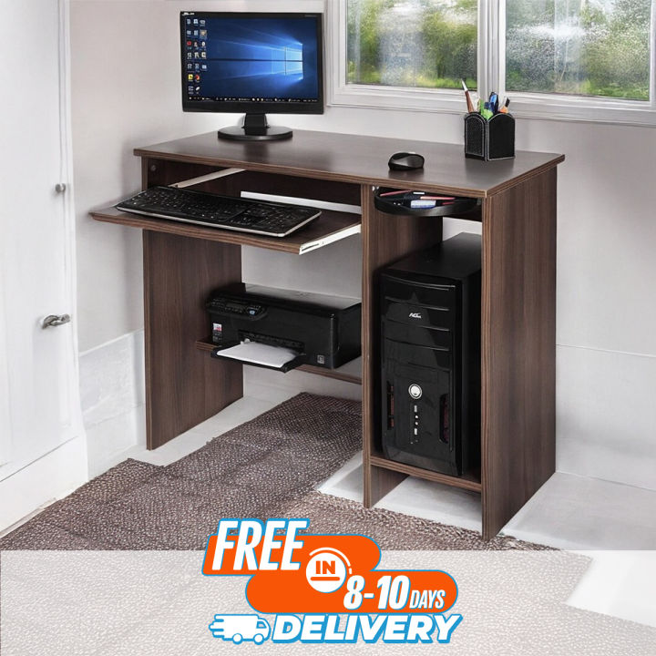 Hout Town Kid's Engineered Wood Computer Table/Desk with Multi ...