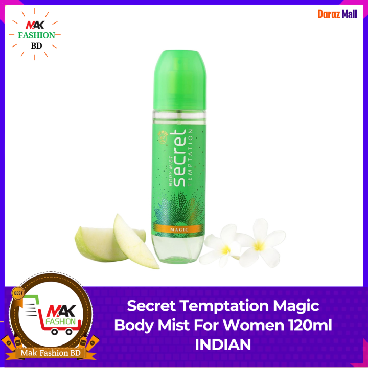 Secret Temptation Magic Body Mist For Women 120ml INDIAN | Daraz.com.bd