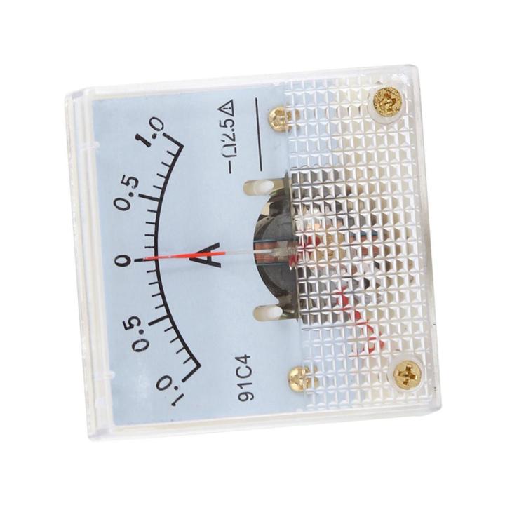 tester-2 x mini analog ammeter 2 set of mounting parts-clear & white ...