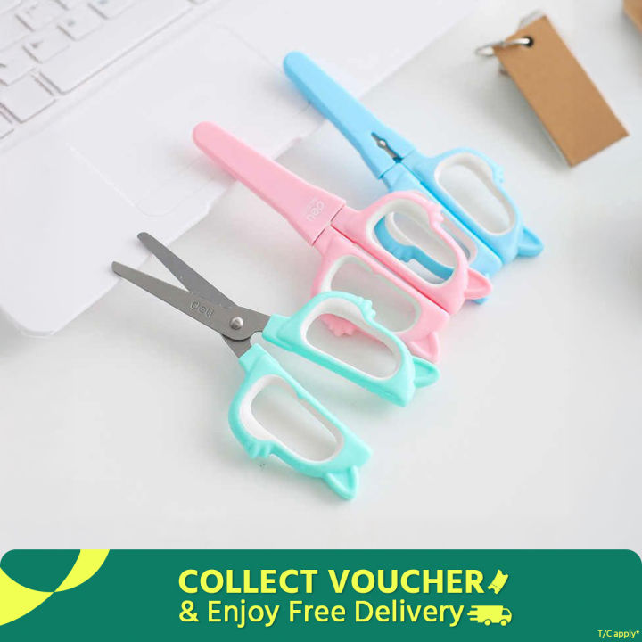 Deli 6061 Student Cartoon Scissors (mixed 1pes) | Daraz.com.bd