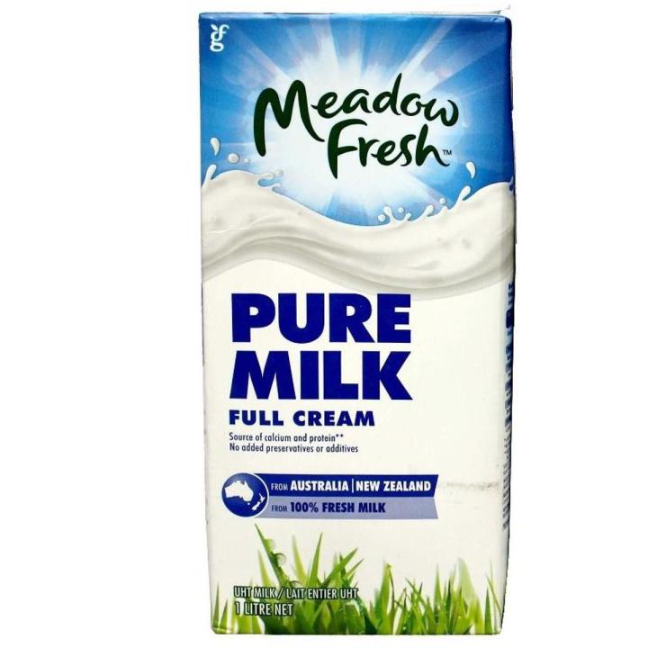 Meadow Fresh New Zealand Pure UHT Milk, Full Cream, 1L | Daraz.com.bd