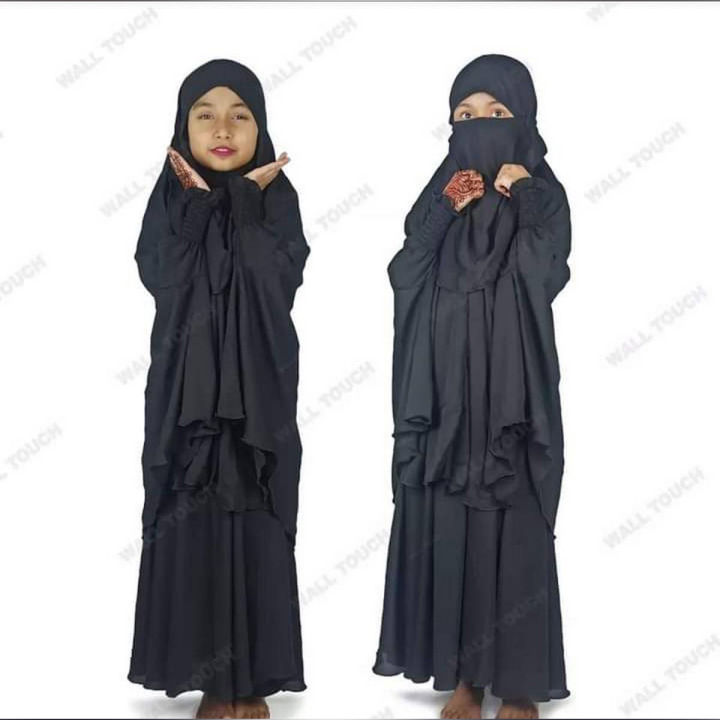 New Baby Khimar birka.kids ( 3-12) years old baby use this borka Dubai ...