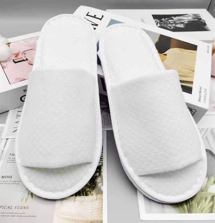 Disposable hospitality slippers 10 pairs of spa club commercial hotel ...