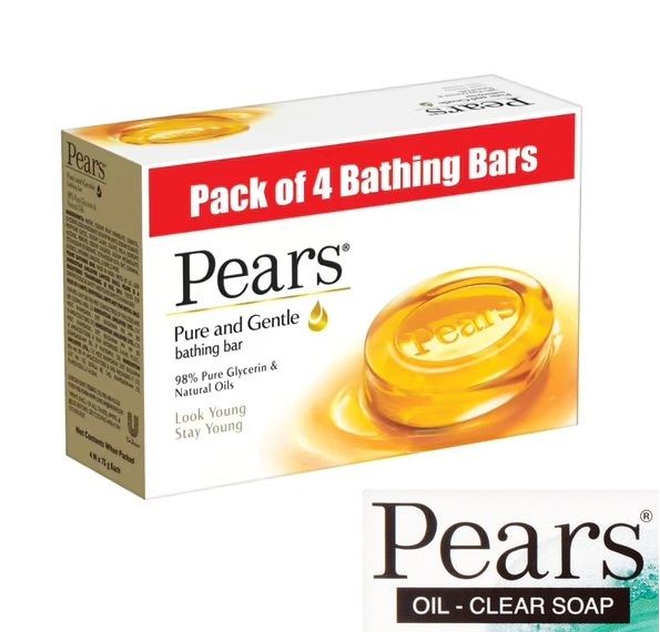 Pears, Pure and Gentle, ( Pack of 4 ), 75g Each (India) | Daraz.com.bd
