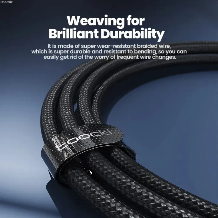Uonevic Alloy Data Cable Cable Fast Charging Zinc ge 66WA For China ...