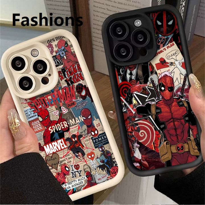 Fashions 2025 New Marvel Spider Man Deadpool Case For Samsung Galaxy ...