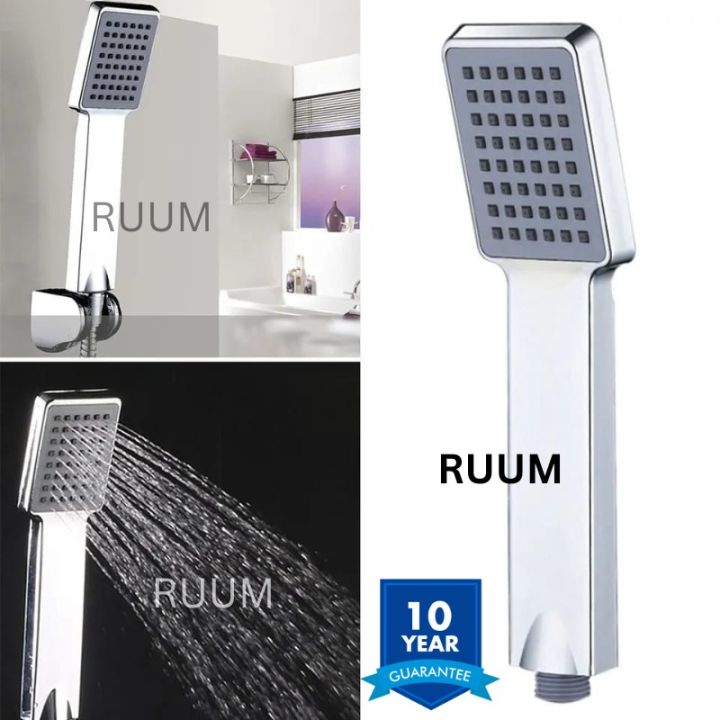 CP hand shower Full set square hand shower set with flexible pipe and ...