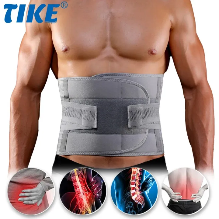 TIKE Back Support Lower Back Brace Provides Back Pain Relief - Lumbar ...
