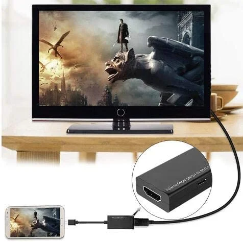 【Ready Stock+FREE Shipping+COD 】】Micro USB 2.0 5 Pin MHL To HDMI ...