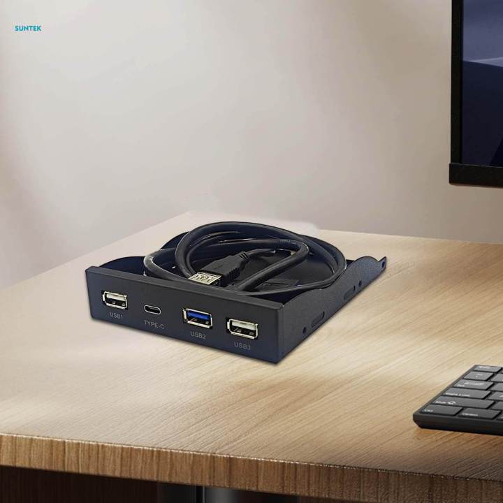 3.2" Front Panel Floppy Disk Bay USB Hub Ports High Speed Type C and USB 3.2 Gen1 Port | Daraz ...