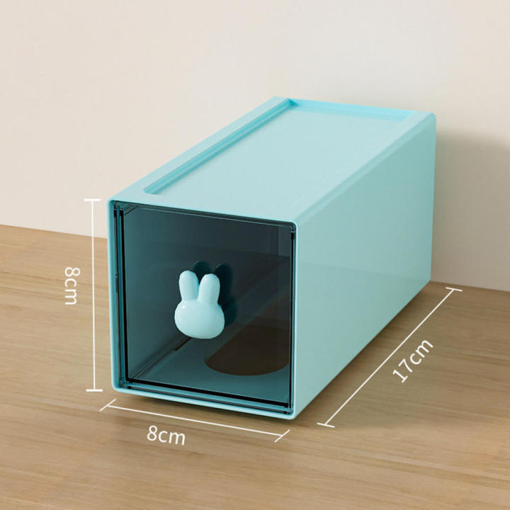 Cute Rabbit Storage Box Office Desktop Drawer Storage Box Student ...