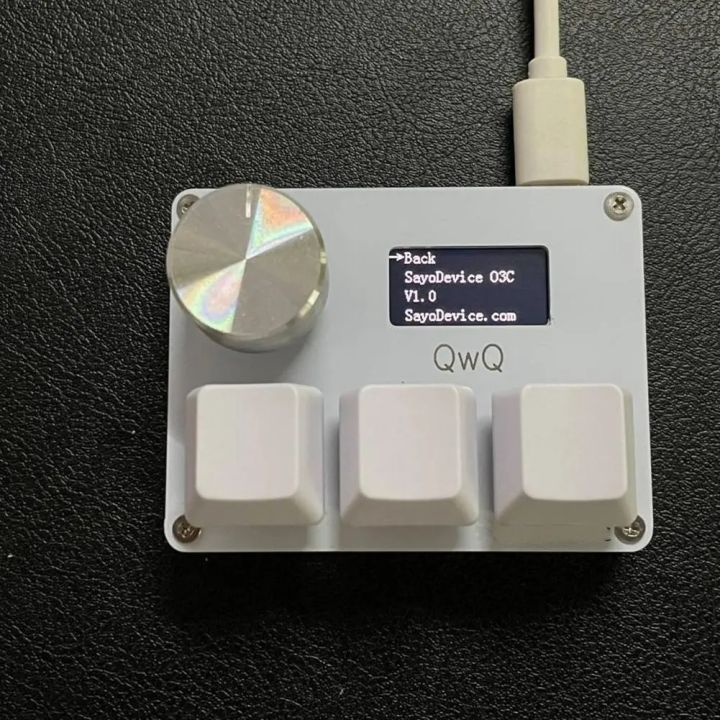 SayoDevice OSU O3C Rapid Trigger Hall Switches Keyboard 3 Key With Knob ...