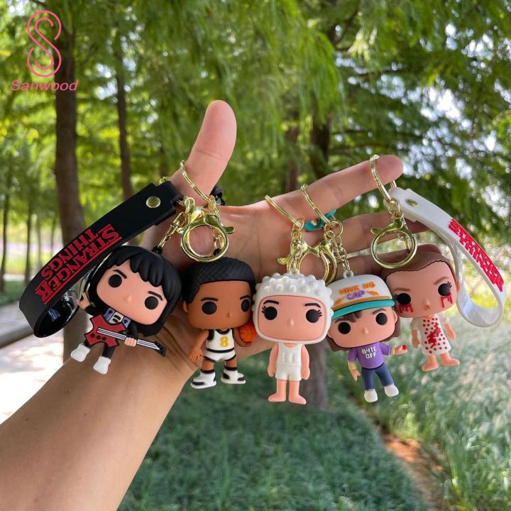 Key Pendant Cartoon Shape Stranger Things Figure Keychain | Daraz.com.bd