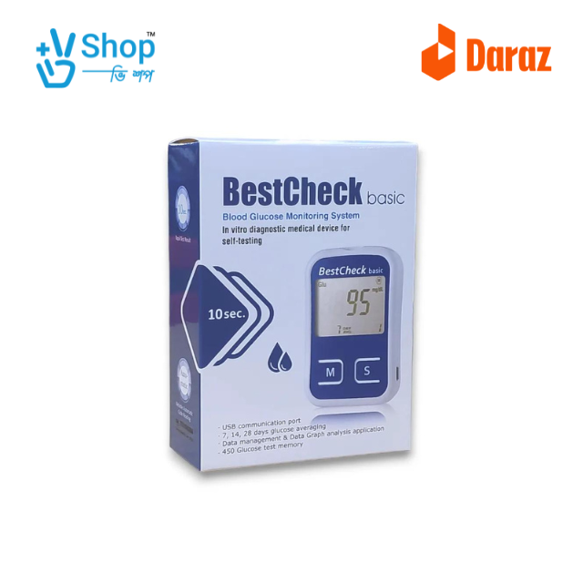 Best Check Blood Glucose Glucometer | Daraz.com.bd