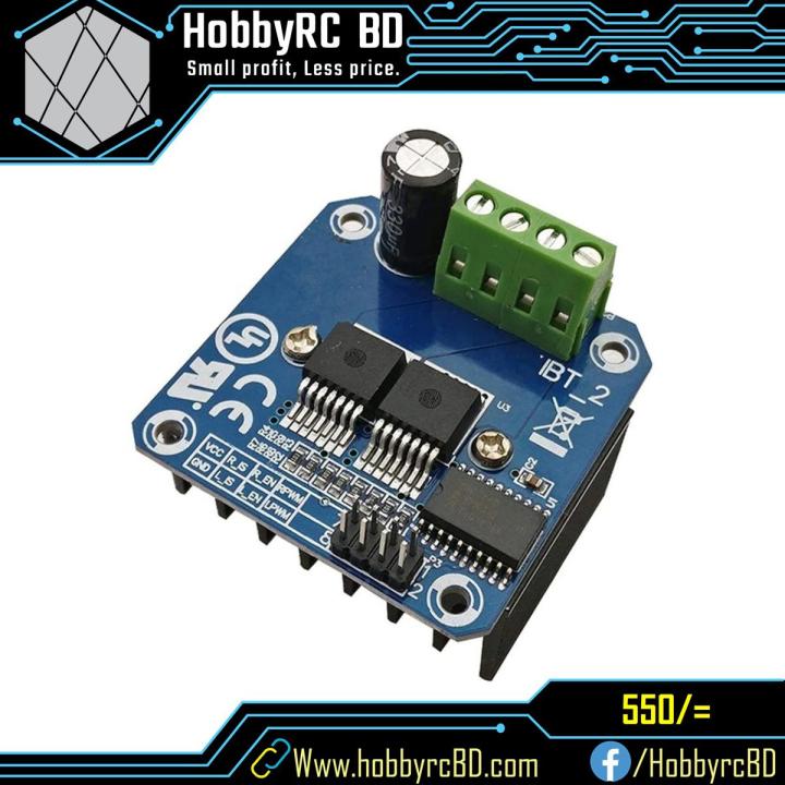 BTS7960 43A H-bridge High-power Motor Driver Module | Daraz.com.bd
