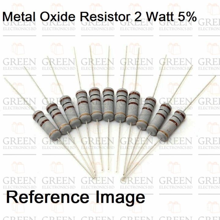 Metal Oxide Resistor 4.7 Ohm 2W-20Pcs | Daraz.com.bd