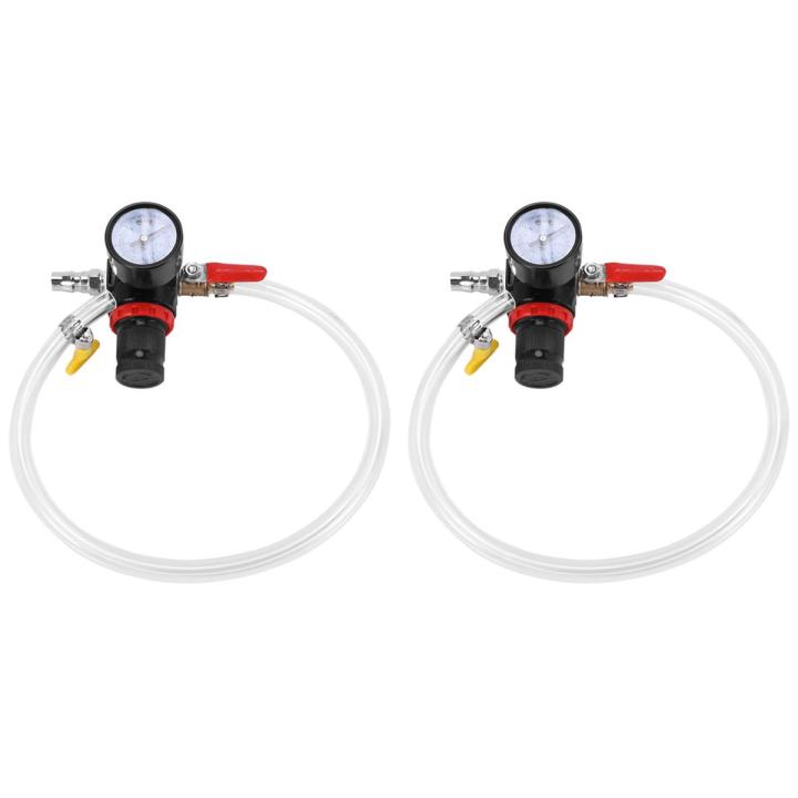 2X Car Cooling Radiator Pressure Leak Tester Tank Fuel Tank Detector ...