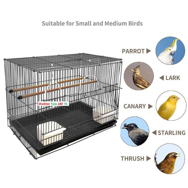 Bird Cage Best for Love Bird, Parrot, Parakeet, Budgie, Cockatiel Cage ...