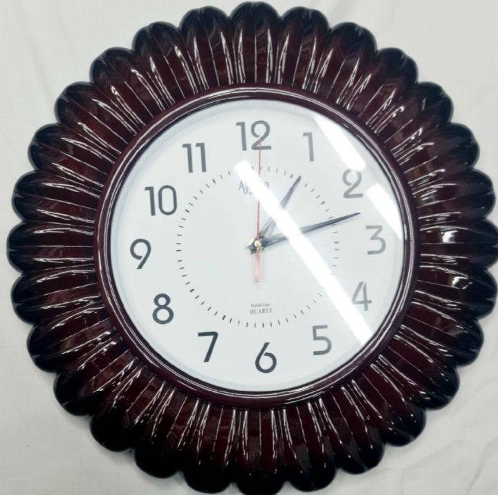Ajanta Big Size Brown Wall Clock | Daraz.com.bd