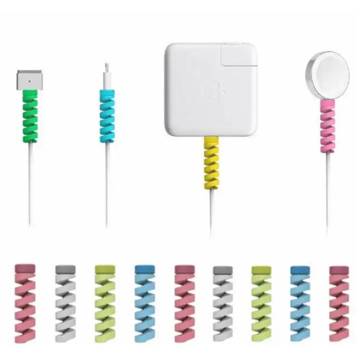 10 pcs Protector Phone Data line Sleeve Earphone Protection Wire Breakage Cord Cover Prevents ...