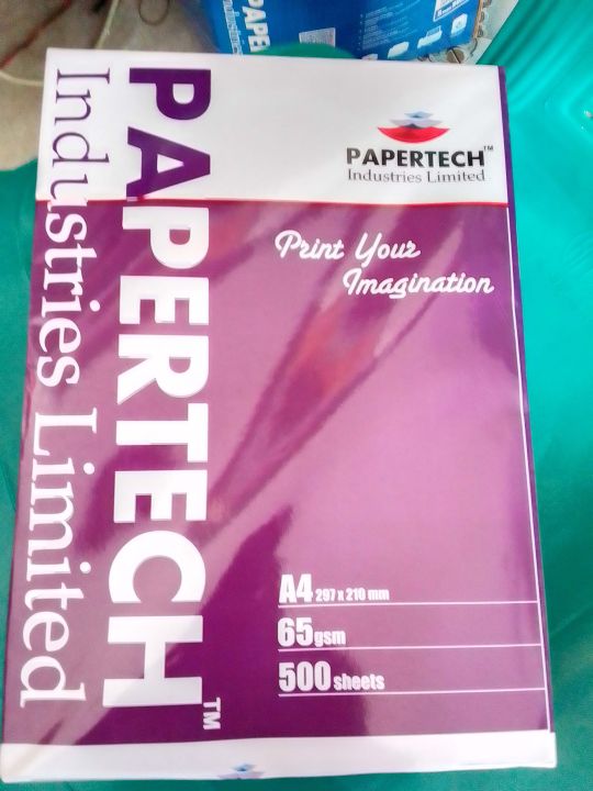 2500 sheets per ream of 65gsm a4 paper for printing, photocopying ...